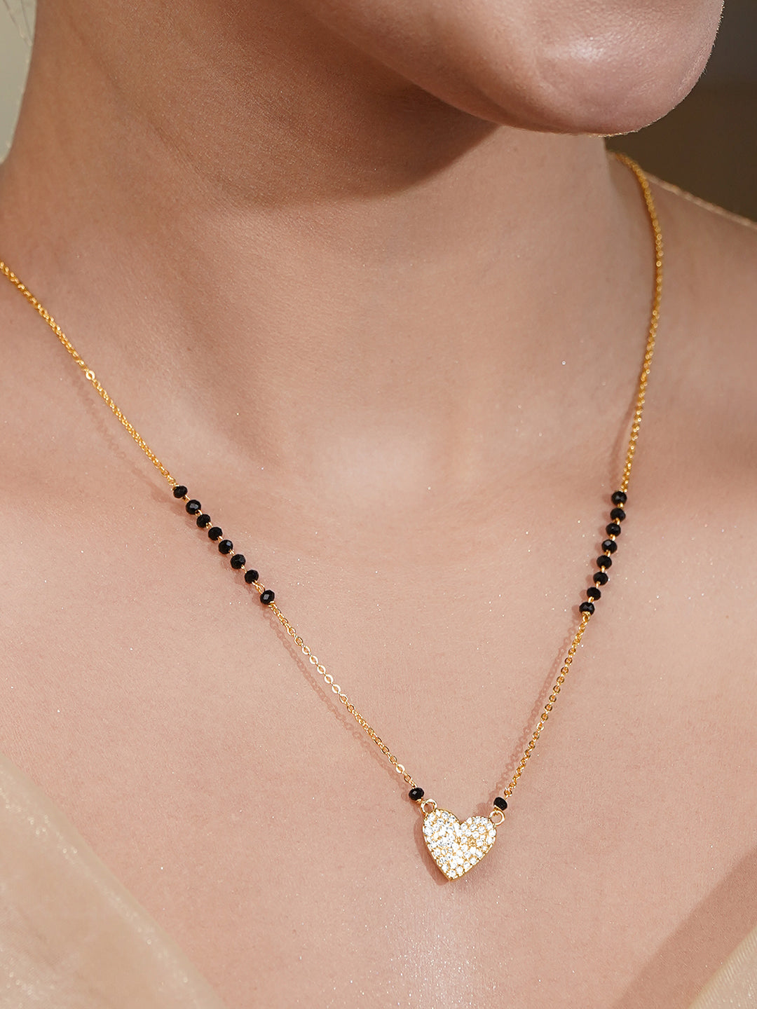 Love Symbol Heart Mangalsutra – Rubans