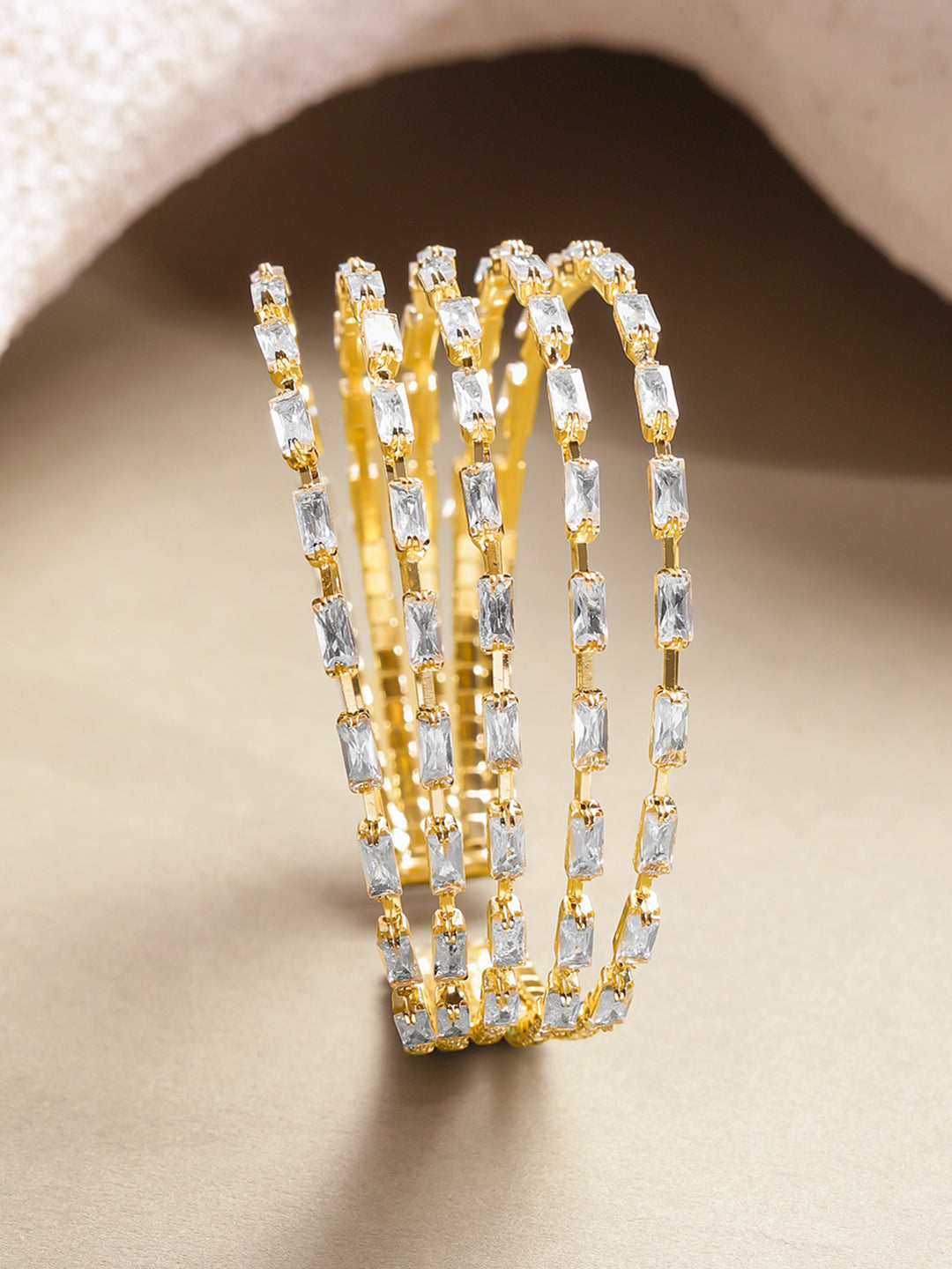 Chunky Crystal Cuff Bracelet – Rubans