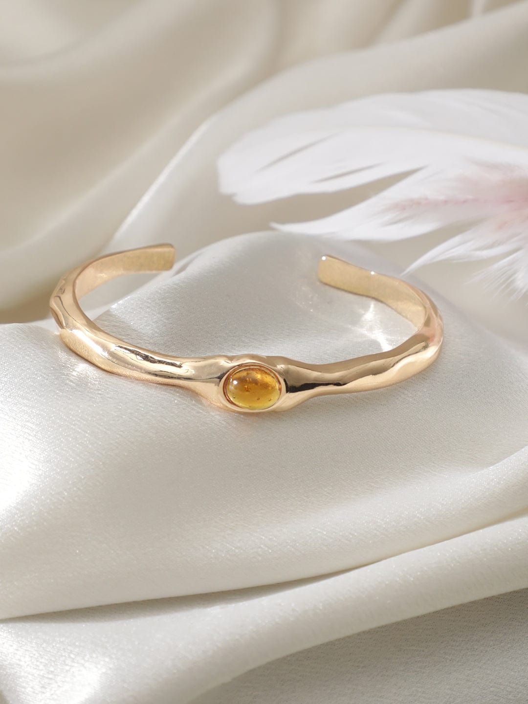 Rubans Voguish Women Gold-Toned Yellow Brass Gold-Plated Bracelet